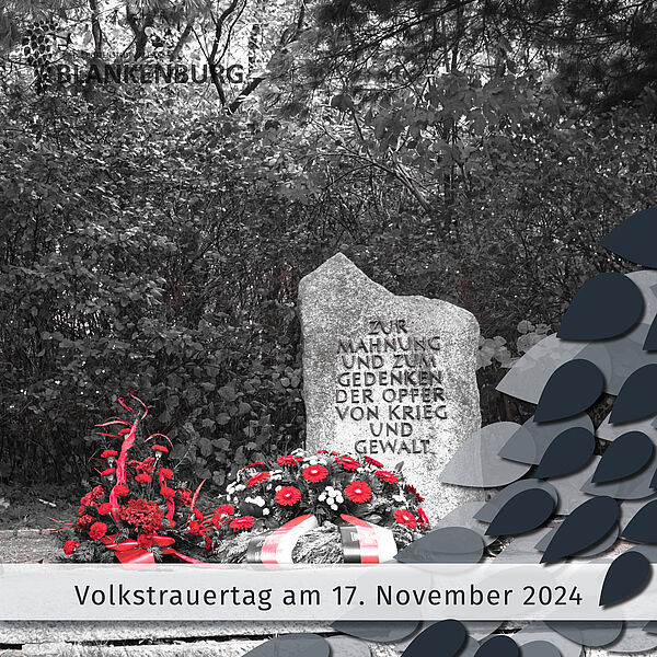 Blankenburg: Gedenken zum Volkstrauertag am 17. November 2024